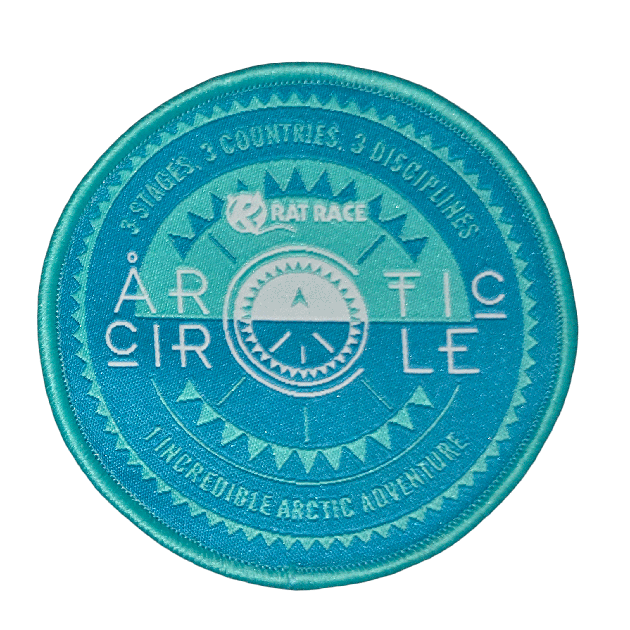 Arctic Circle - Iron on Woven Patch – Rat Race Store