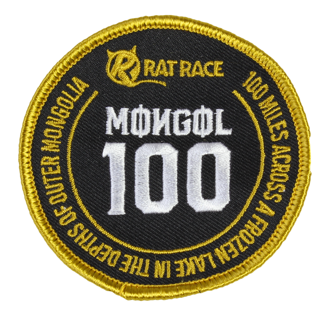 Mongol 100 Sew On Patch – Rat Race Store